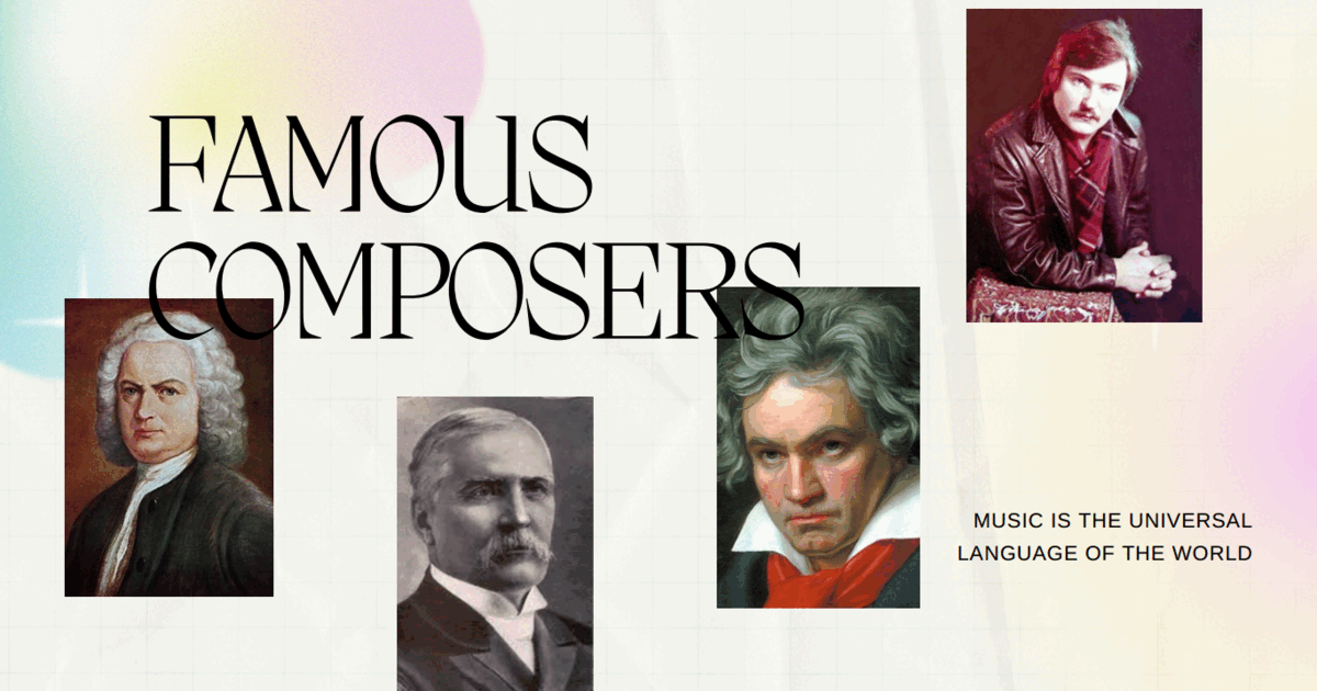 Famous Composers | Тест на 12 запитань. Англійська мова