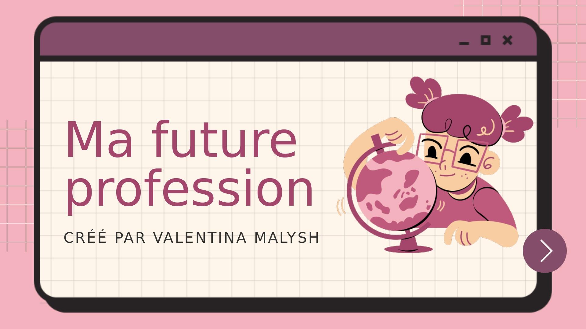 Презентація "Ma future profession" | Презентація. Французька мова