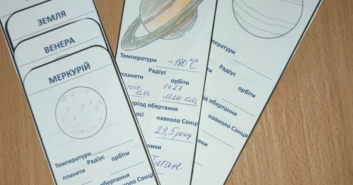 Проєкт Планети Сонячної системи Інтерактивні матеріали Пізнаємо природу