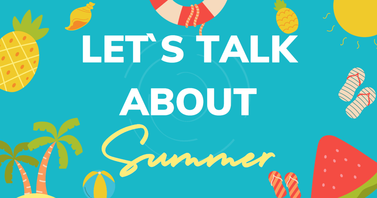 Картки Speaking cards "Let`s talk about summer" | . Різне