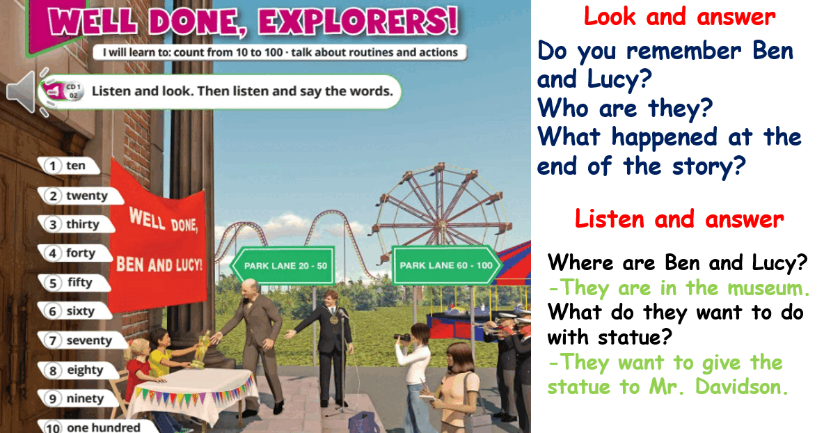 Quick Mind 4 Lesson 1 Unit Well done the Explorers презентація | Презентація. Англійська мова