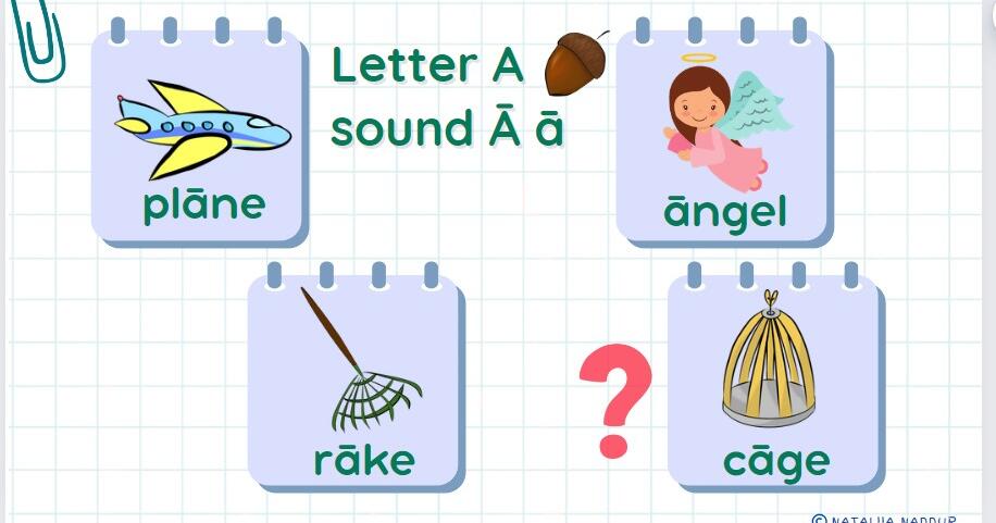 STREAM ABC Reading. Lesson 2: Exploring More with Letter A and Sound Ā ...