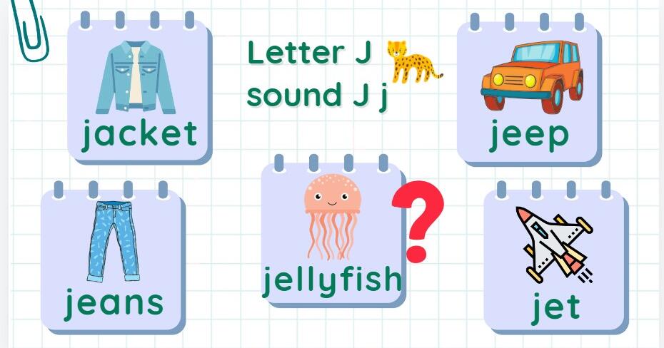 STREAM ABC Lesson 44: Exploring More with the Letter J sound J j ...