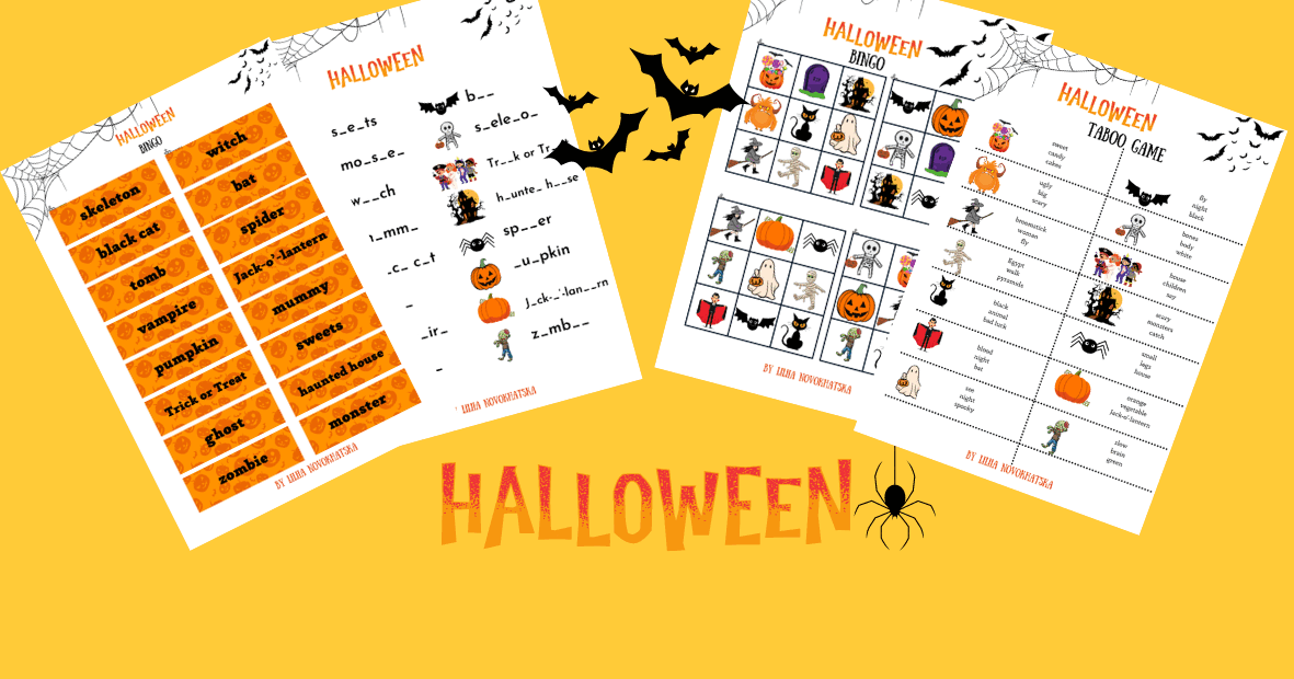 Halloween Vocabulary Worksheet Pack | Інші методичні матеріали ...