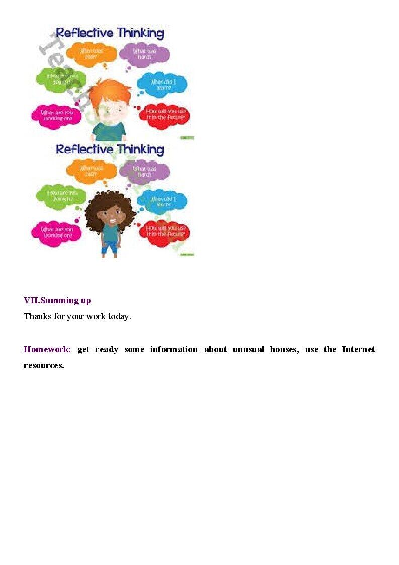 План конспект за підручником Prepare 7 НУШ Unit 4 Дивні будинки Робота з текстами
