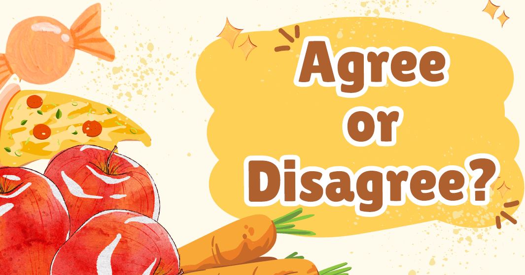 Speaking cards: Agree or Disagree (Food) | . Різне