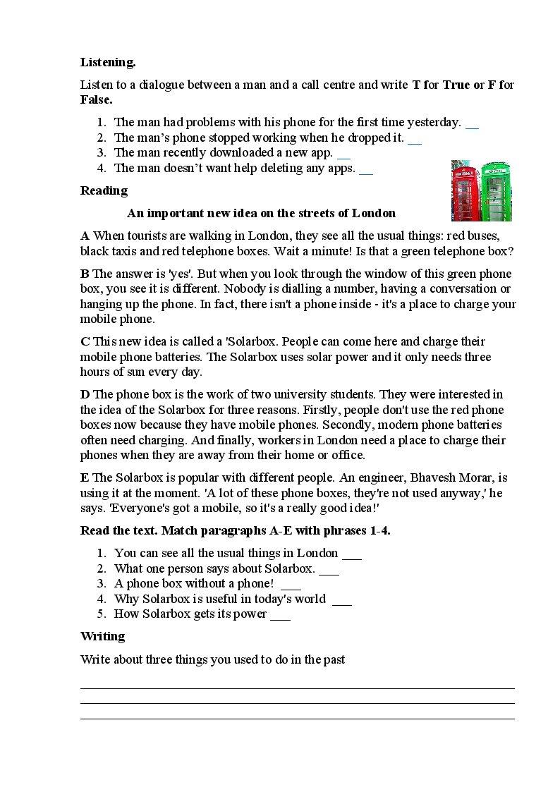 Full Blust Pus 7 Діагностувальна робота Module 2 | Тест. Англійська мова