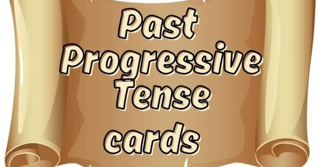 Past Progressive cards картки | Ілюстрації. Англійська мова