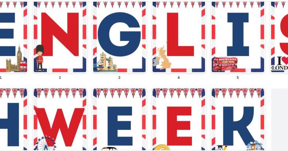 Тиждень англійської мови English Week | Інші методичні матеріали ...