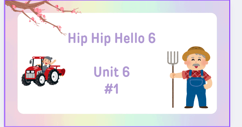 Hip Hip hello 6 Unit 6 L 1-7 (повний unit) | Презентація. Англійська мова