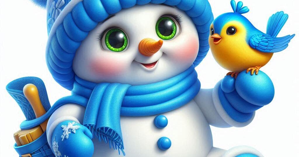 Сніговик з 6 частин | Ілюстрації. Виховна робота