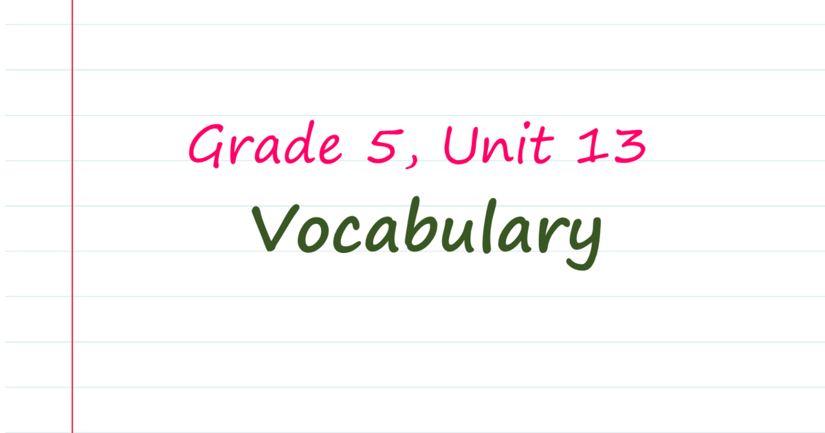 Prepare 5. Unit 13. Vocabulary | Тест на 15 запитань. Англійська мова