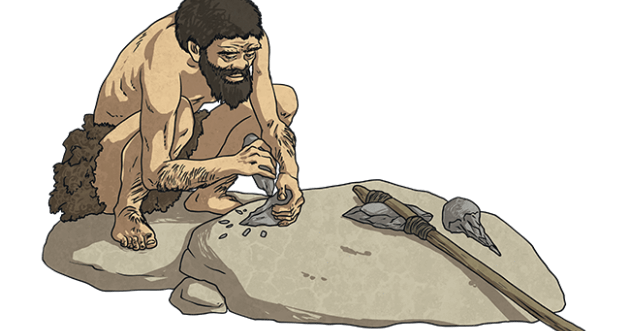 Шаблон мапи думок (карти пам'яті) "Первісна доба" до уроку на тему ...