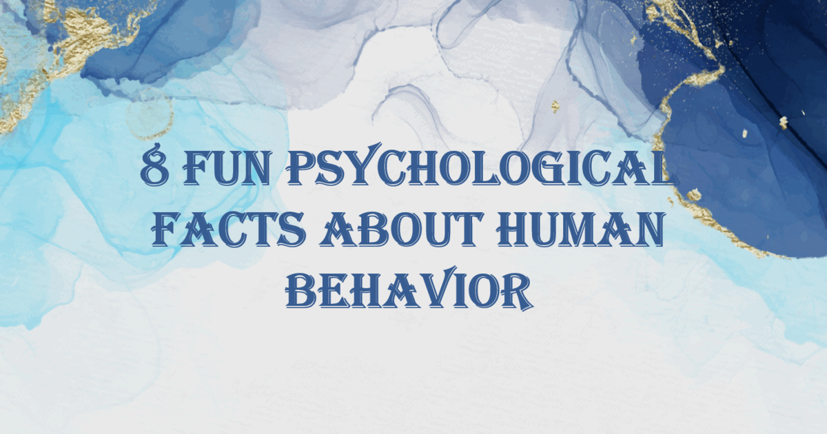 8 Fun Psychological Facts About Human Behavior (презентація англійською ...